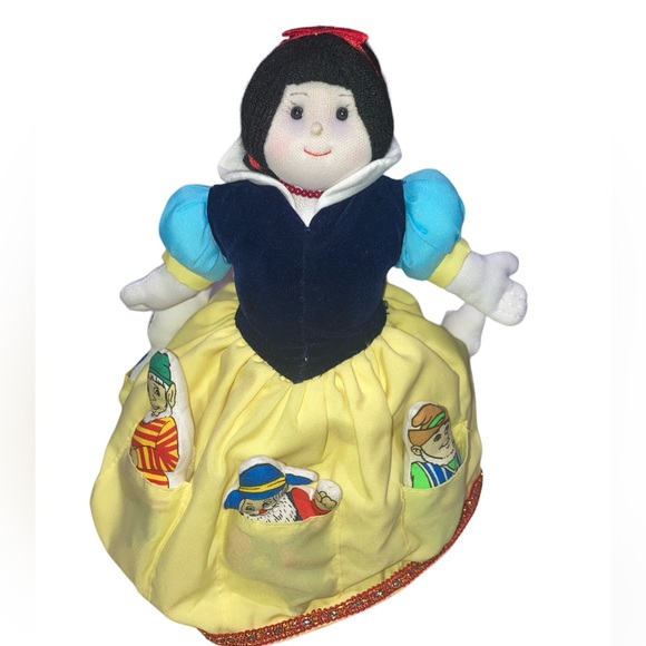 Toys | Vintage Almas Designs Topsy Turvy Snow White 7 Dwarfs Cloth Doll ...